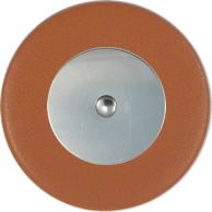 Replacement Flat Metal Resonator Tan Saxophone Pads | Individual pad